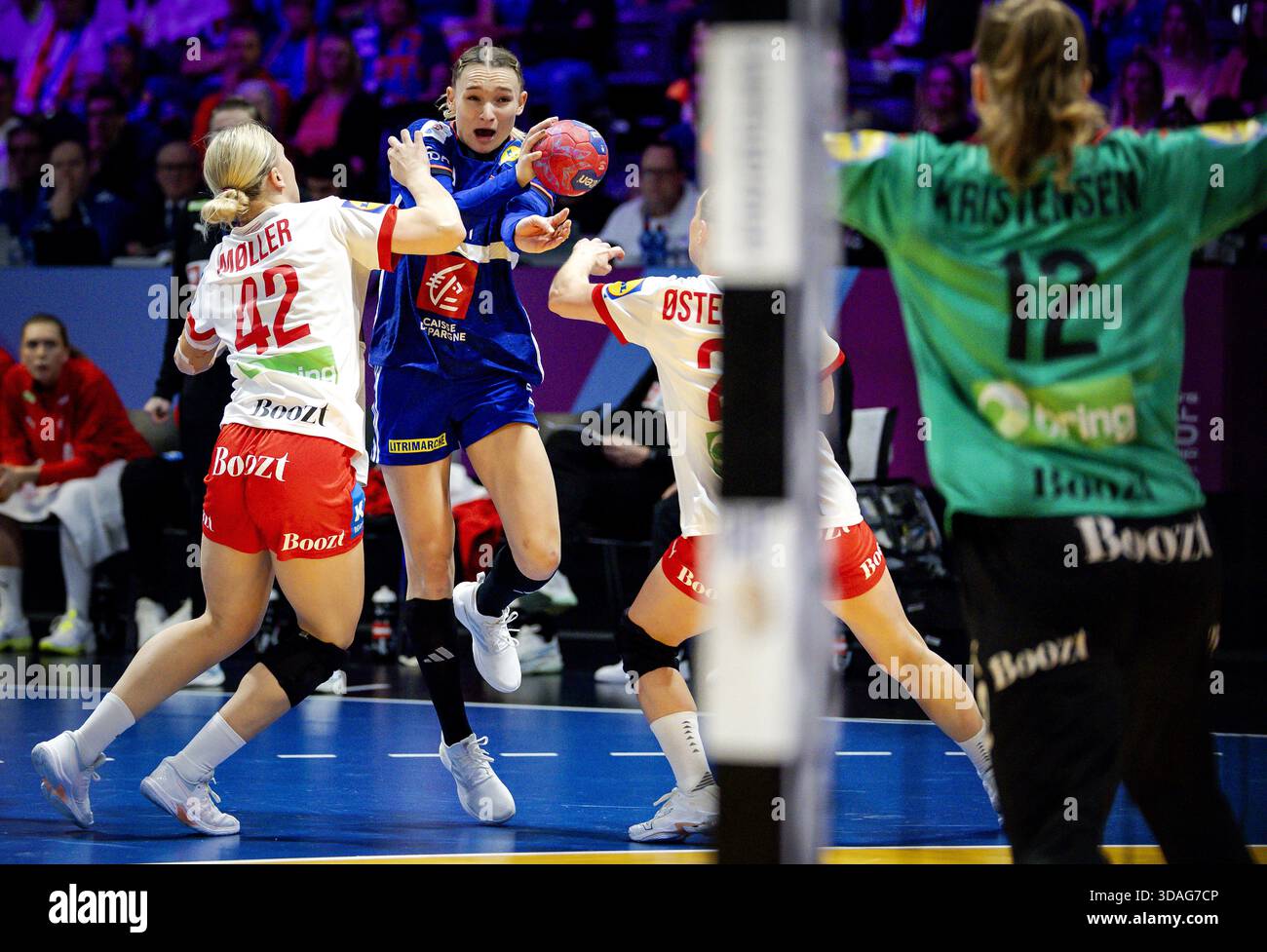 ROTTERDAM - Michala Elsberg Moller (DEN), Léna Grandveau (FRA), and ...