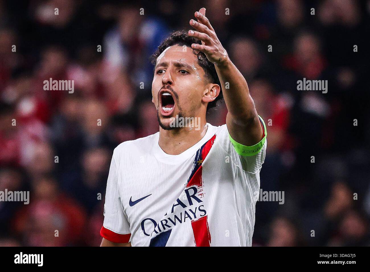 MARQUINHOS of PSG during the UEFA Champions League, League phase, MD6 ...