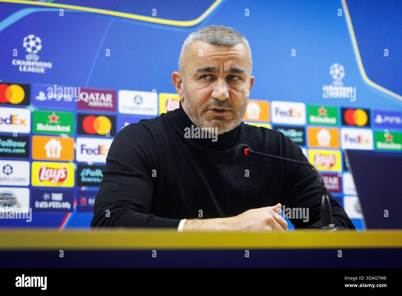BAKU , 10-12-2025 , Tofiq Bahramov Stadion , Season 2025 / 2026 , UEFA ...