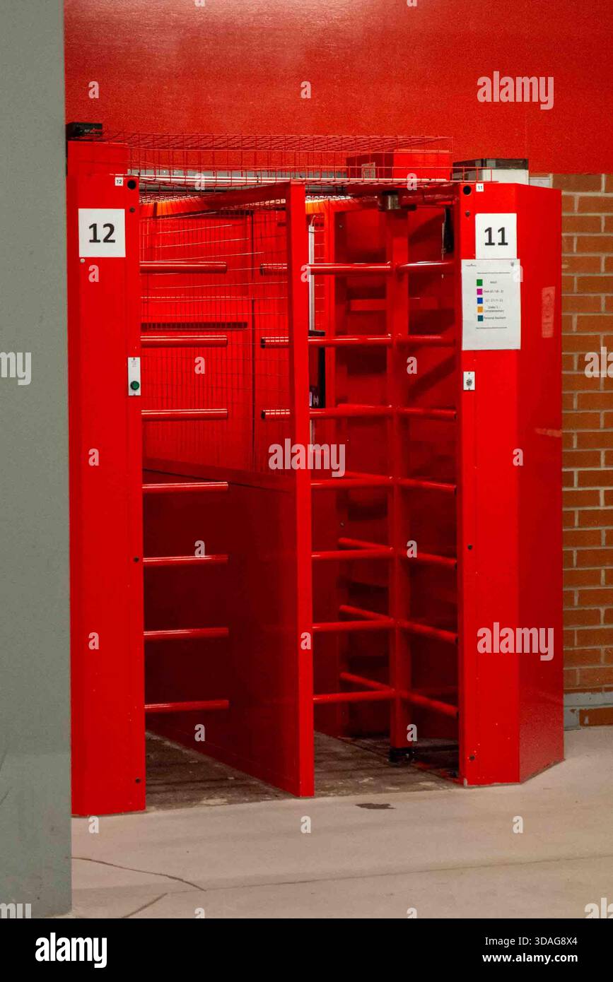 turnstiles at the progress with Unity Stadium the venue for the UWCL ...