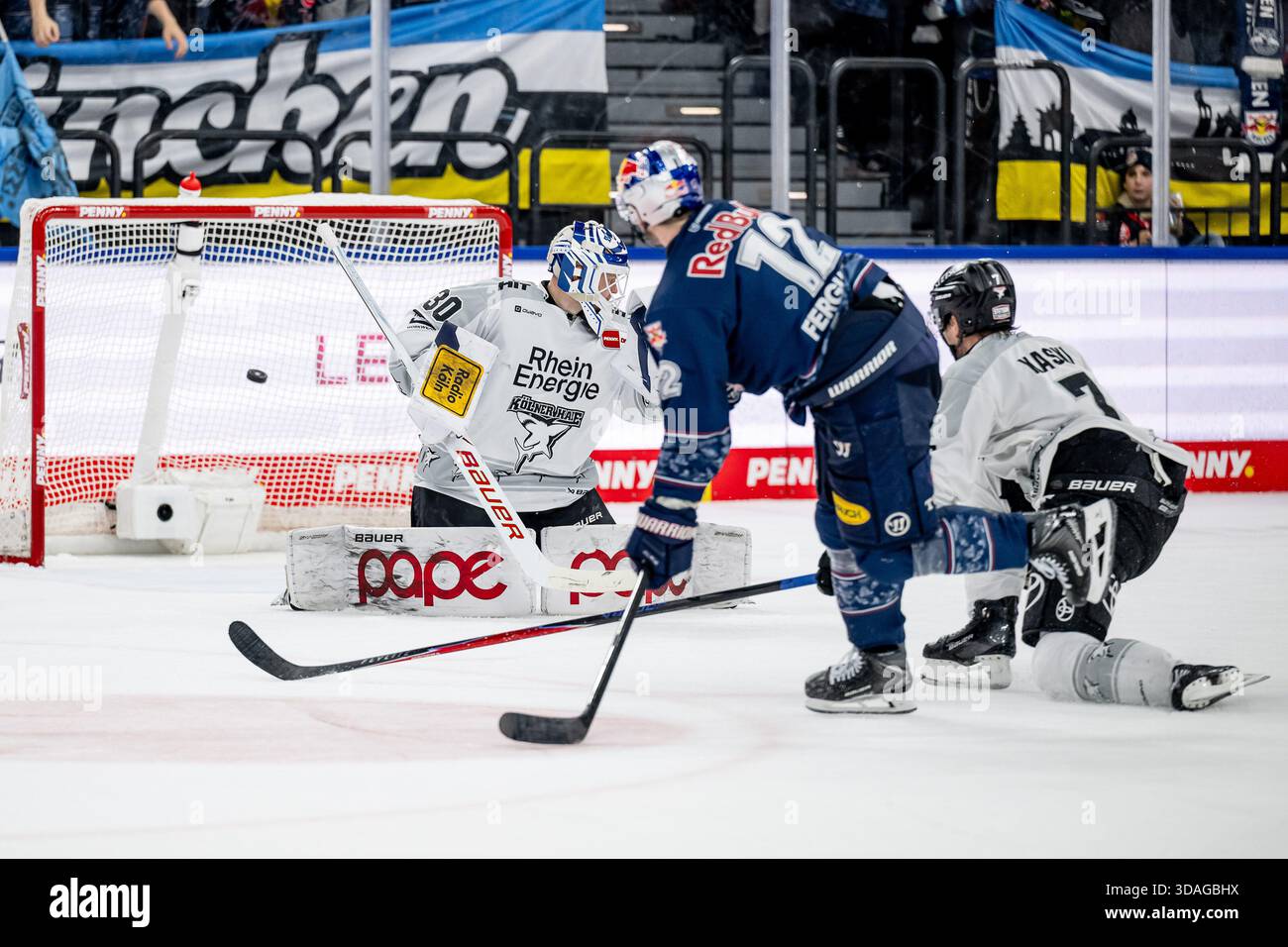 Brady Ferguson (EHC Red Bull Muenchen, #12) during his goal [goal] for ...