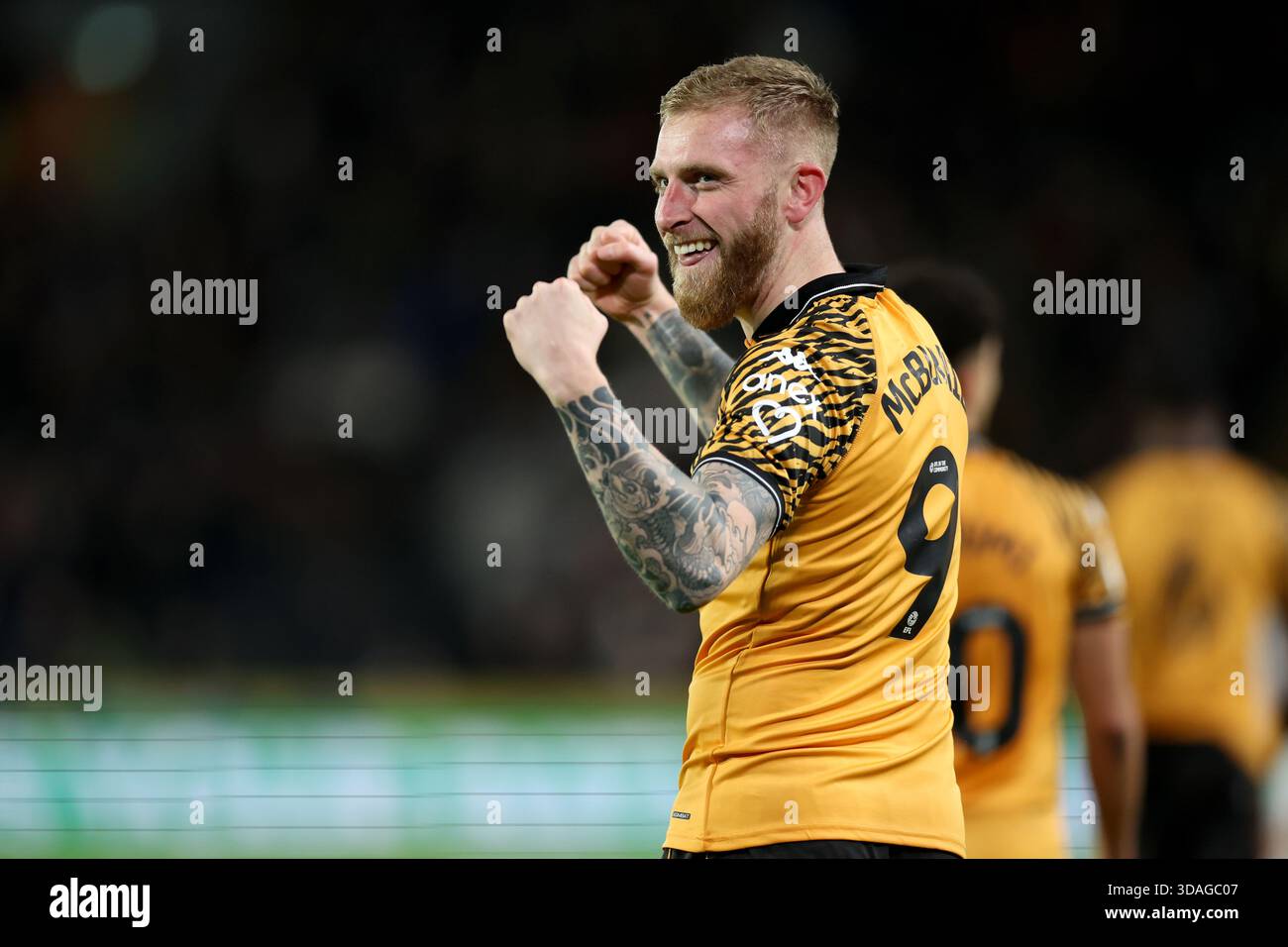 Hull City's Oliver McBurnie celebrates after scoring his sides second ...