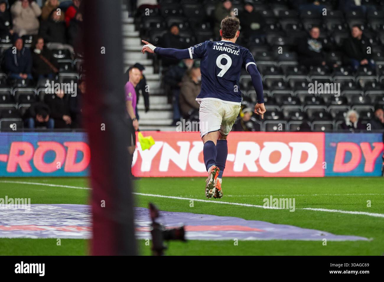 9, Mihailo Ivanovic of Millwall FC celebrates the goal during the Sky ...