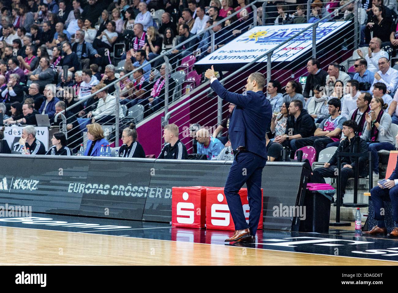 Marko Stankovic (Telekom Baskets Bonn, Head Coach) is satisfied Telekom ...