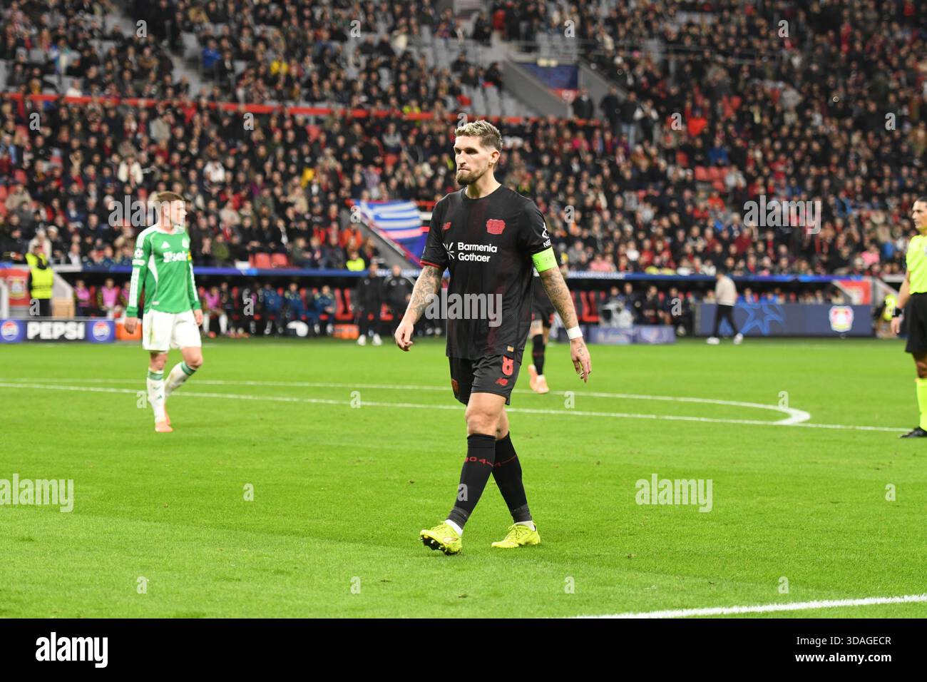 Leverkusen, Germany, , Robert Andrich goes on the field ayer 04 ...