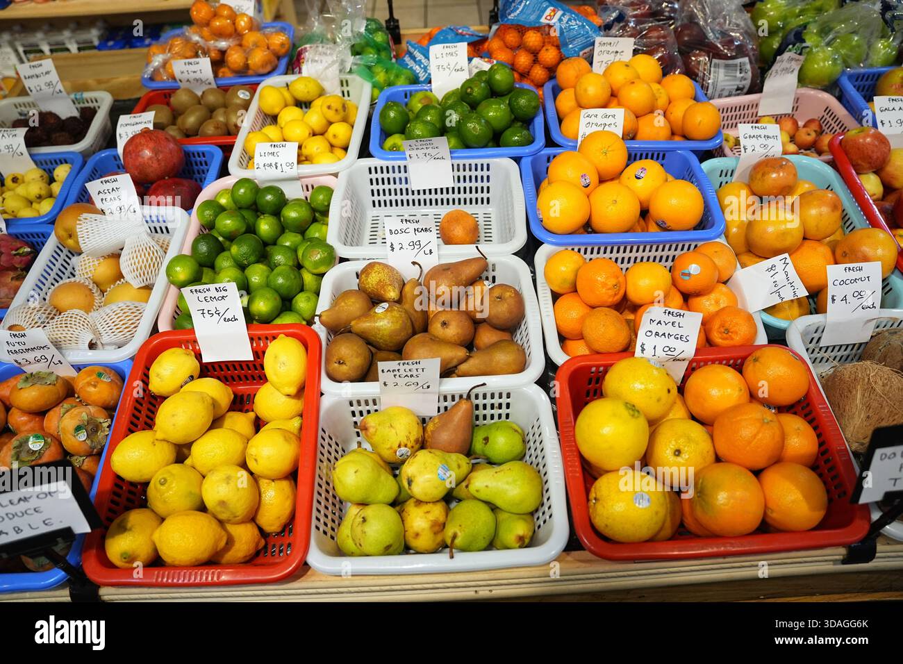 Produce for sale at the Reading Terminal Market in Philadelphia ...