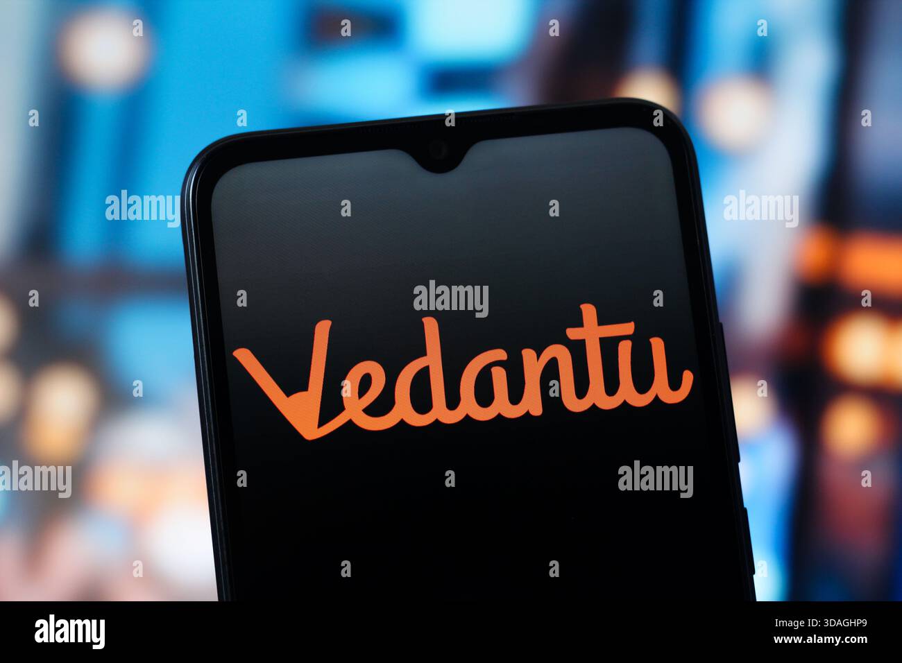 December 10, 2025, Canada: In this photo illustration, the Vedantu logo ...