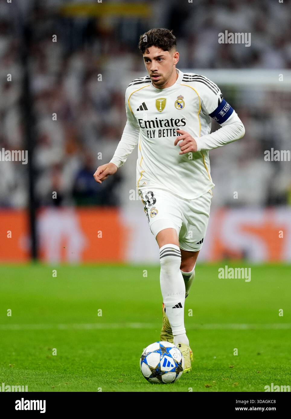 Real Madrid's Federico Valverde during the UEFA Champions League match ...