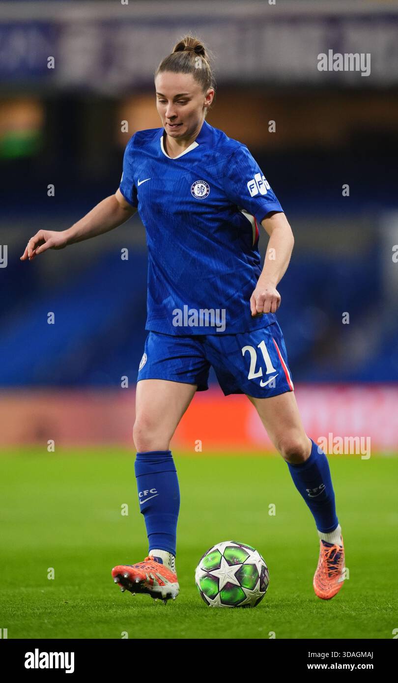 Chelsea's Niamh Charles during the UEFA Women's Champions League match ...