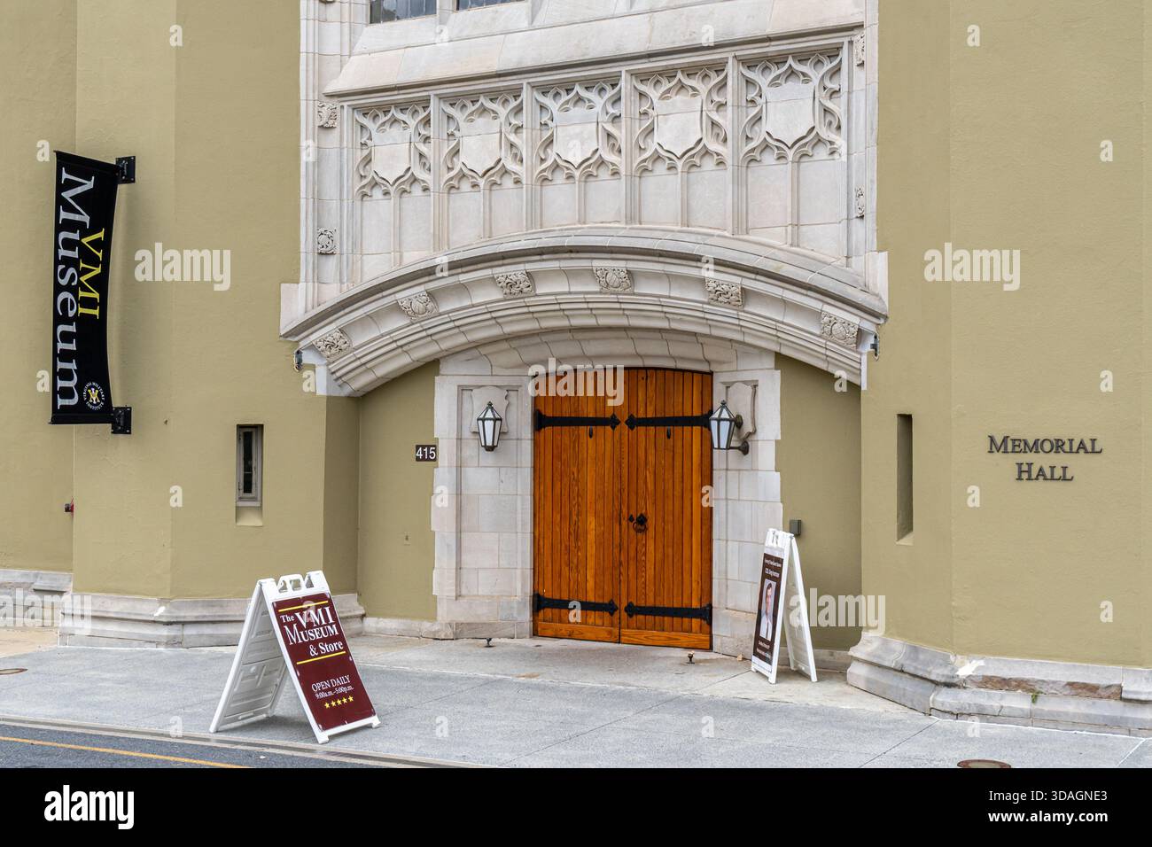 Lexington, VA, USA, October 26, 2025: Memorial Hall and VMI Museum on ...