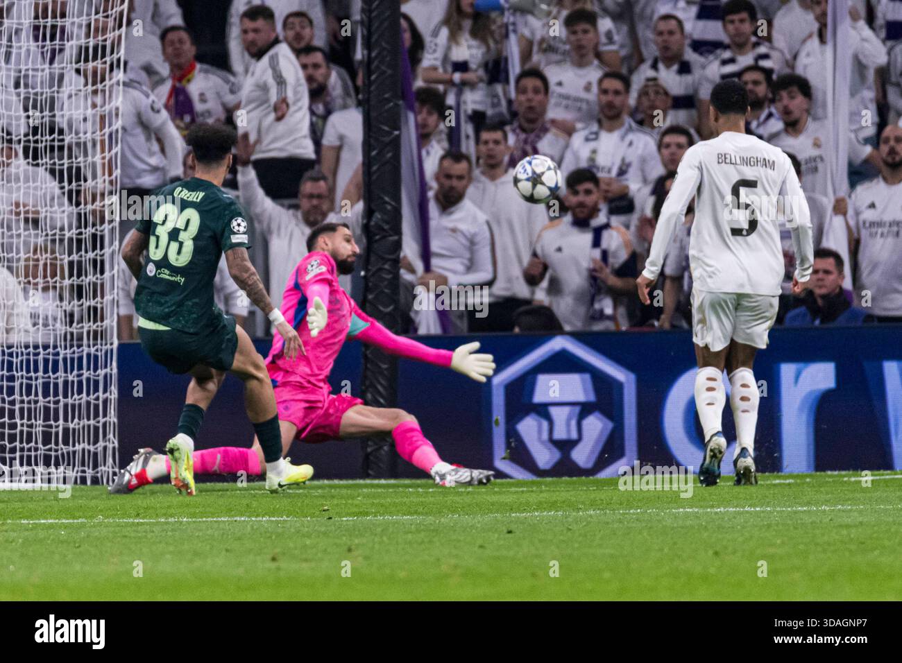 UEFA Champions League soccer match Real Madrid vs Manchester City at ...