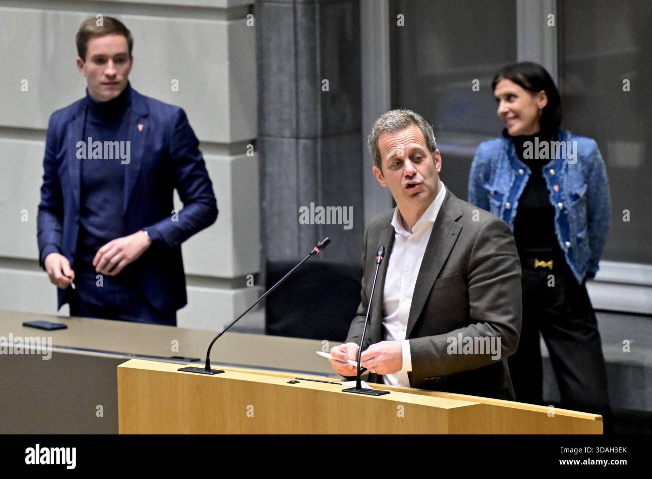 CD&V's Robrecht Bothuyne pictured during a plenary session of the ...