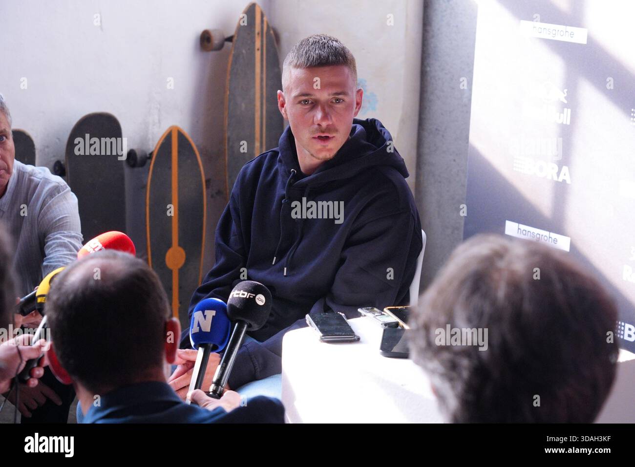 Belgian Remco Evenepoel pictured during the media day of the Red Bull ...