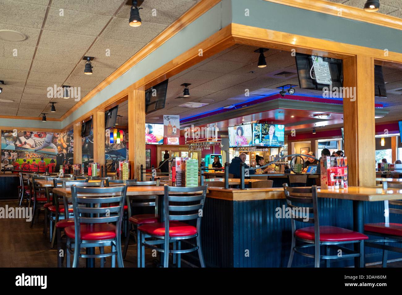 Interior of Applebee's restaurant in Gilroy, California, August 6, 2025 ...