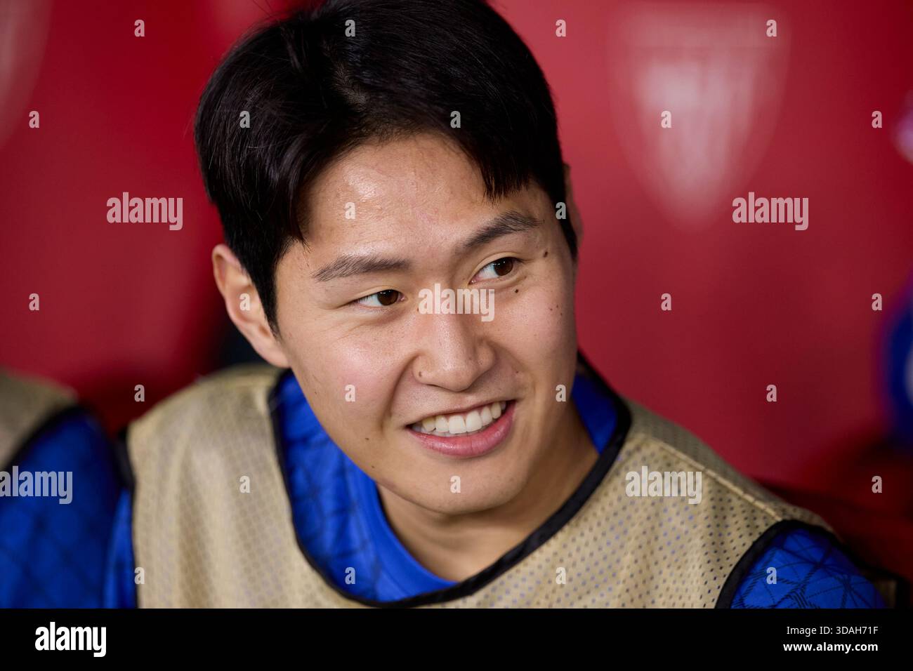 Kang-in Lee of Paris Saint-Germain looks on during the UEFA Champions ...