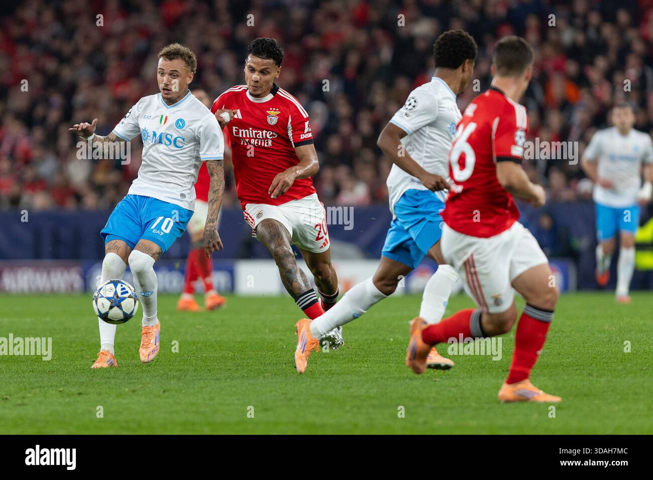 Lisbon, Lisbon, Portugal. 10th Dec, 2025. Napoli forward from The ...