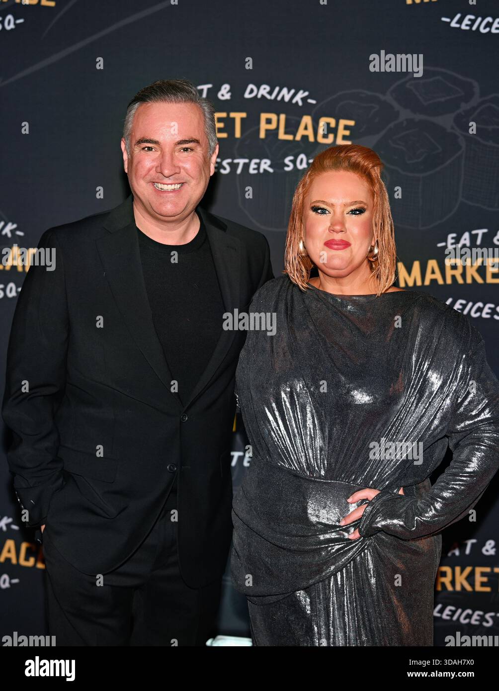 London, England, 10th December 2025: Nick Ede, Donna Preston at the ...