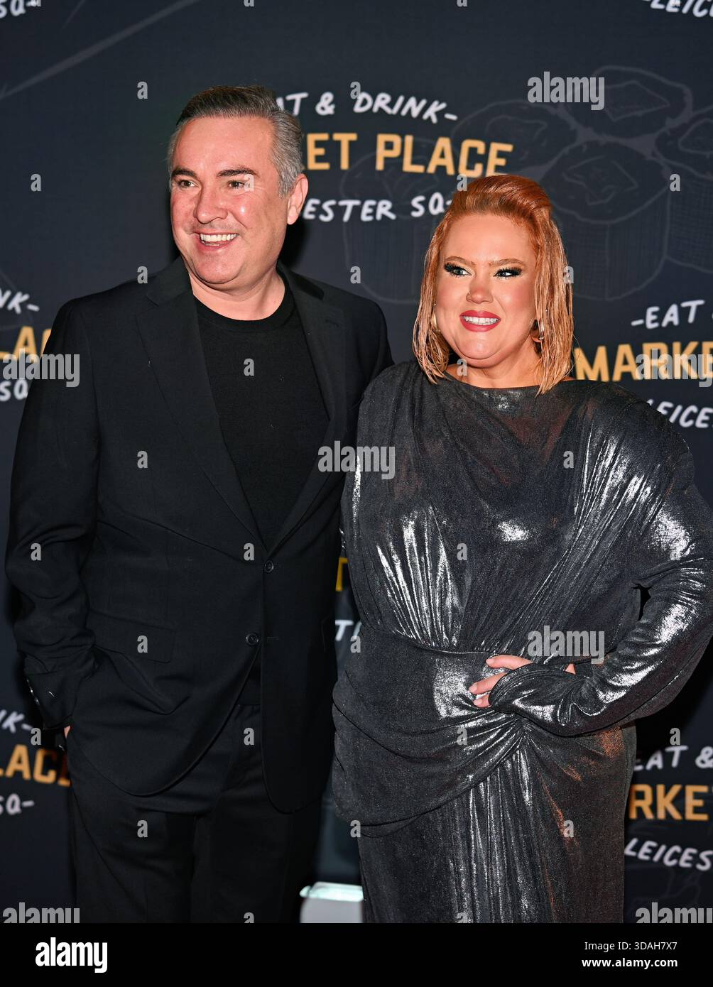 London, England, 10th December 2025: Nick Ede, Donna Preston at the ...