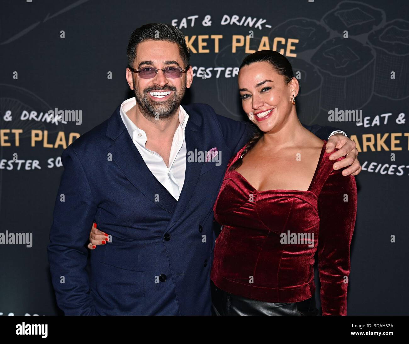 London, England, 10th December 2025: Sam Hosseini, Lara Accison at the ...