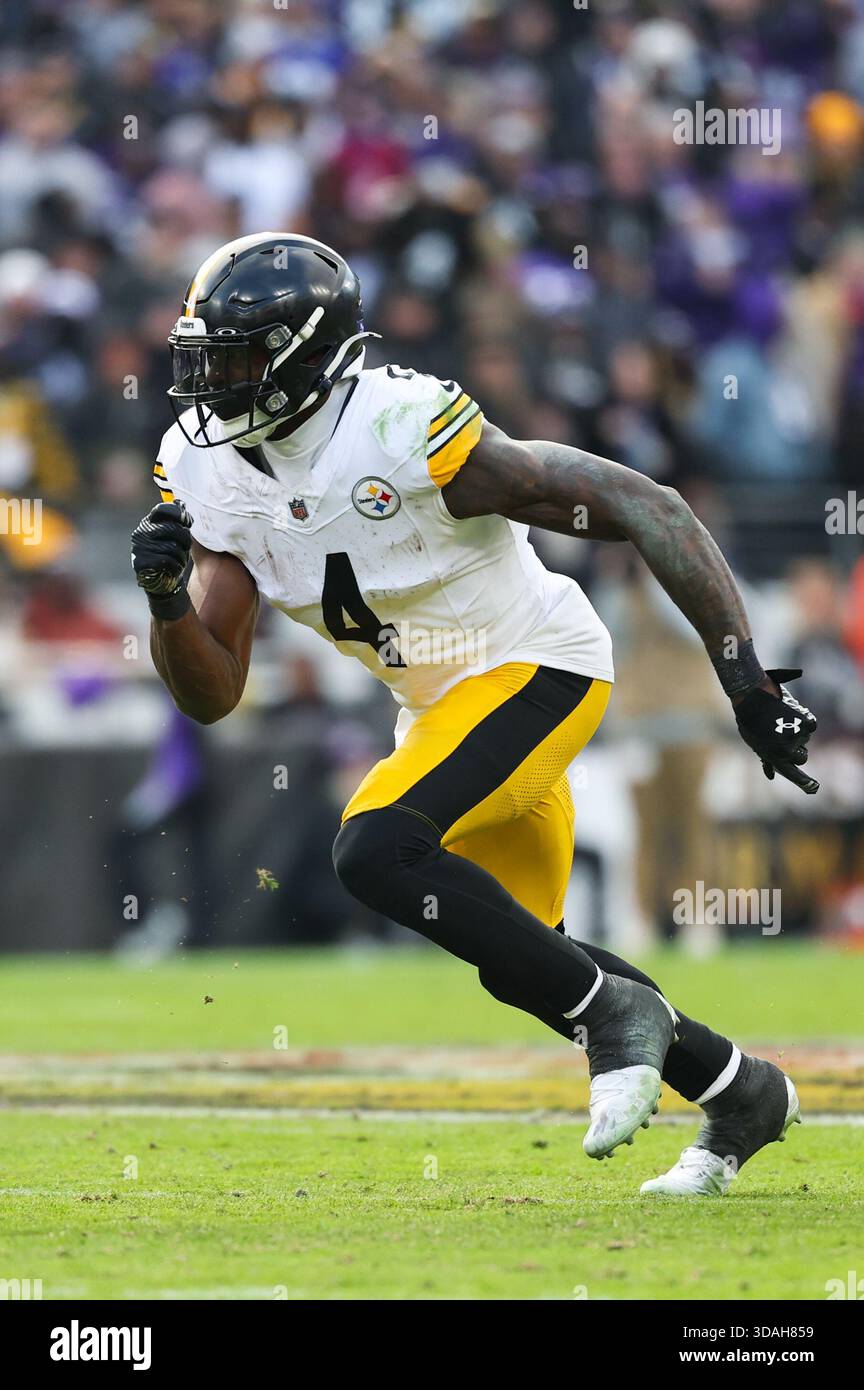 Pittsburgh Steelers wide receiver DK Metcalf (4) in action during the ...