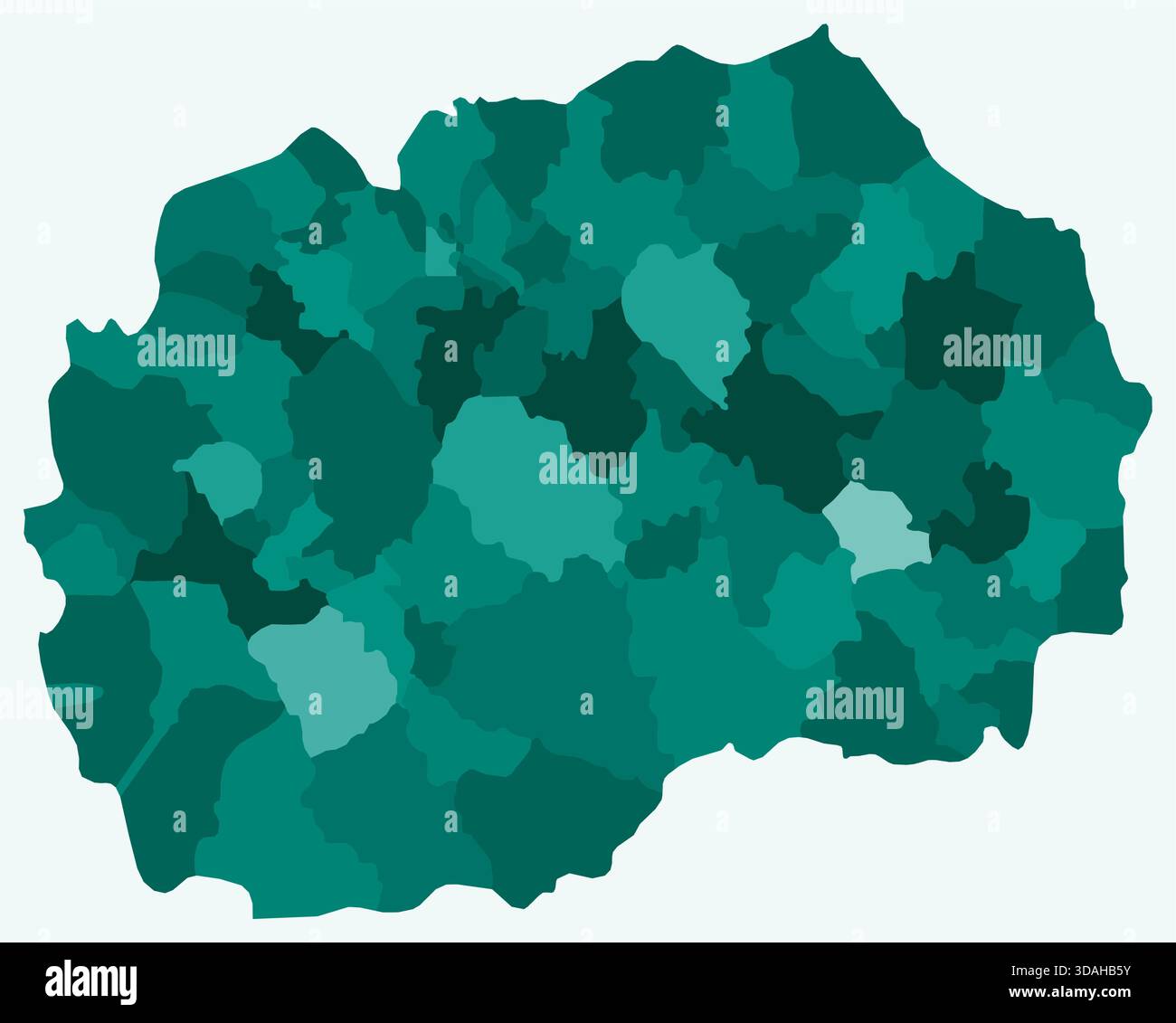 Macedonia outline silhouette map hi-res stock photography and images ...