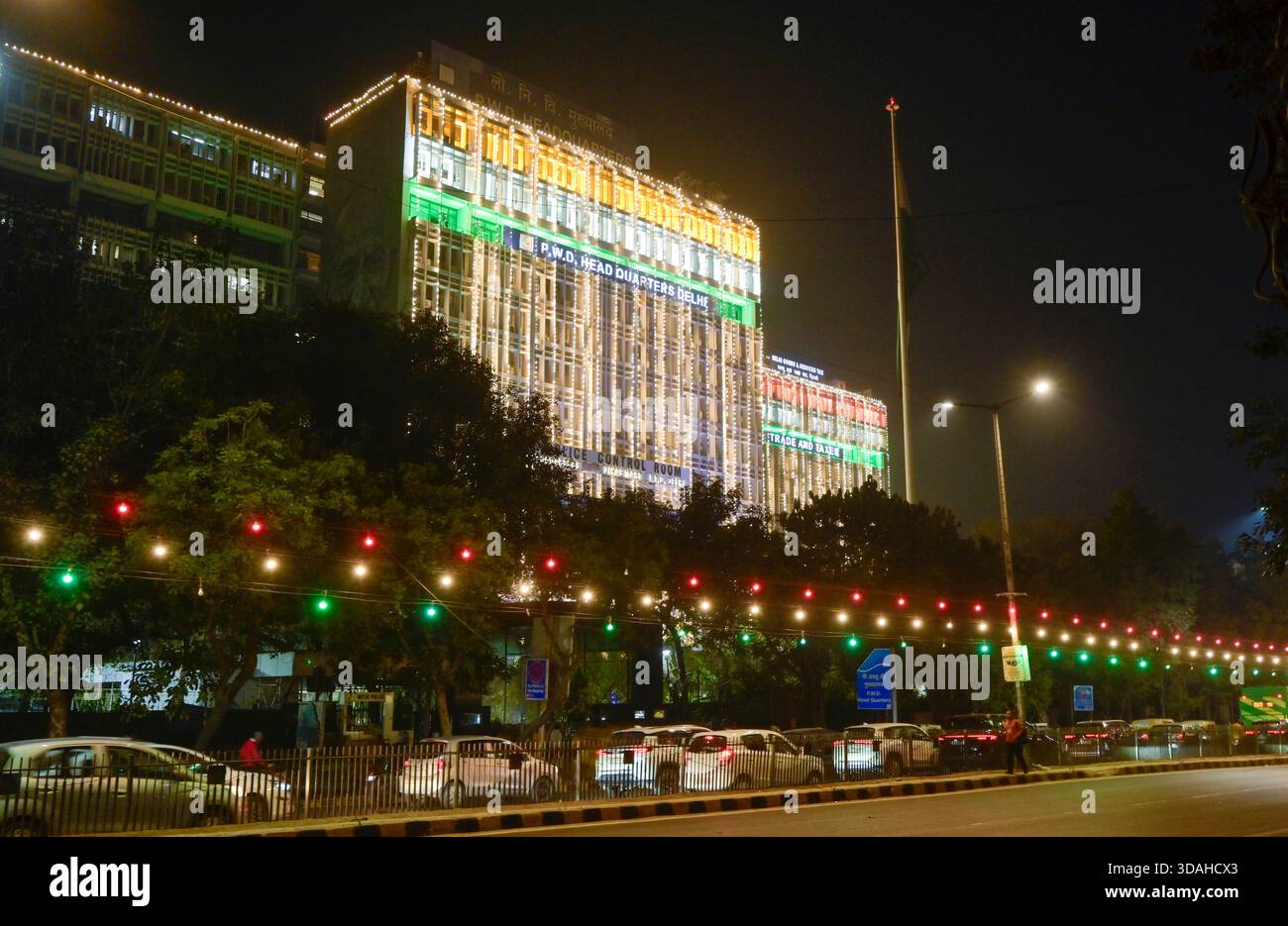 NEW DELHI, INDIA - DECEMBER 10: A view of the illuminated inside the ...