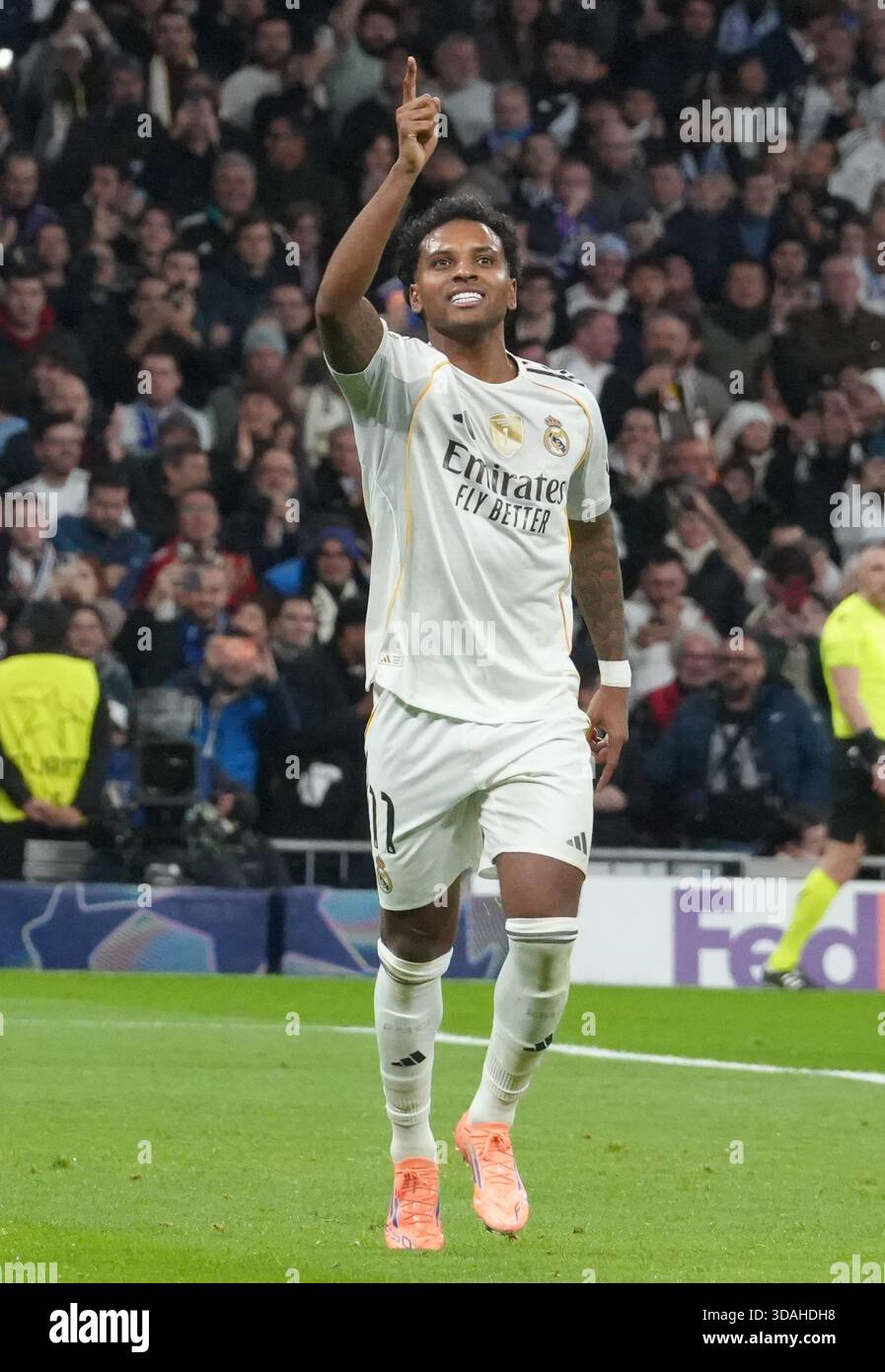 December 10, 2025, Madrid, Bretagne, spain: Celebration Goal 11 Rodrygo ...