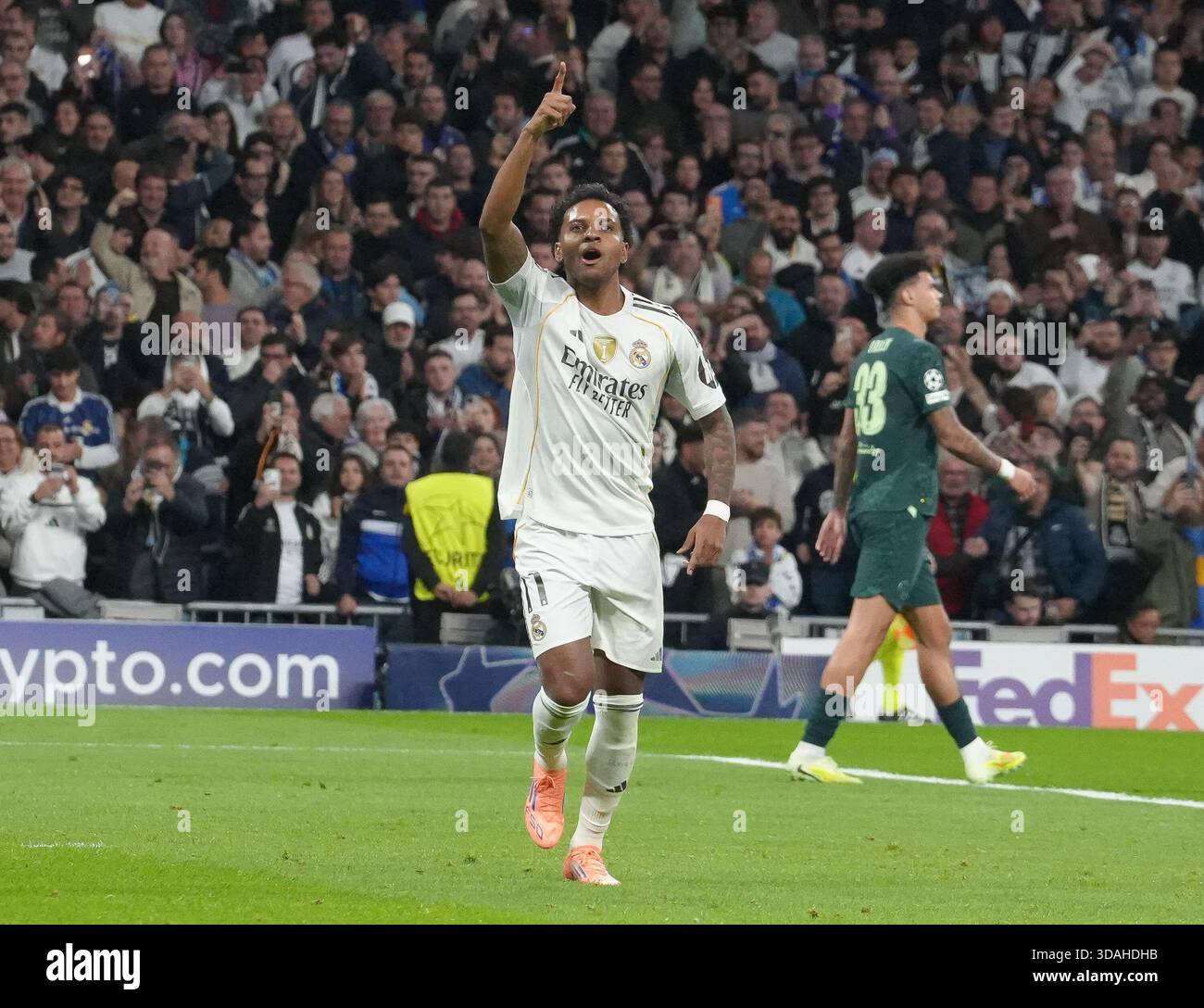 December 10, 2025, Madrid, Bretagne, spain: Celebration Goal 11 Rodrygo ...