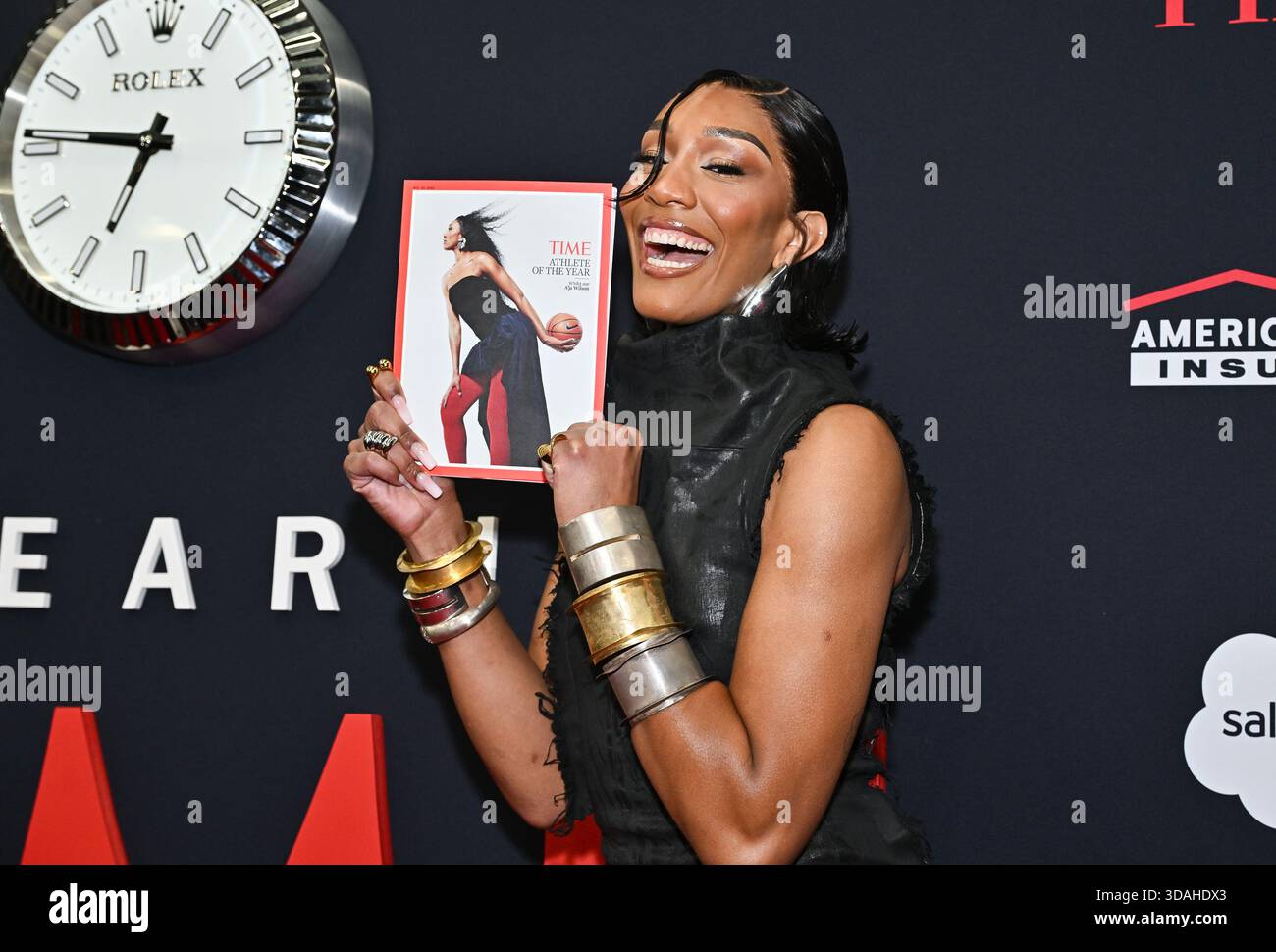 Athlete of the year honoree A'ja Wilson attends the A Year in TIME ...