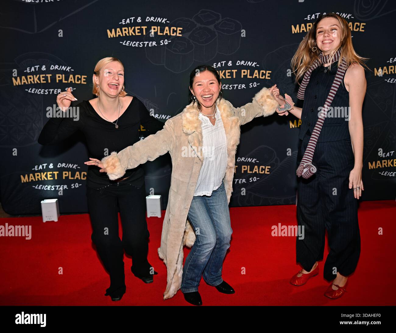 London, England, 10th December 2025: Esme Hewitt, Hebe Hancock, Orla ...