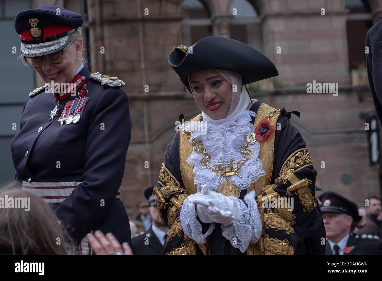 November 8, 2025, Chester, England: The Lord Mayor of Chester SHERIN ...