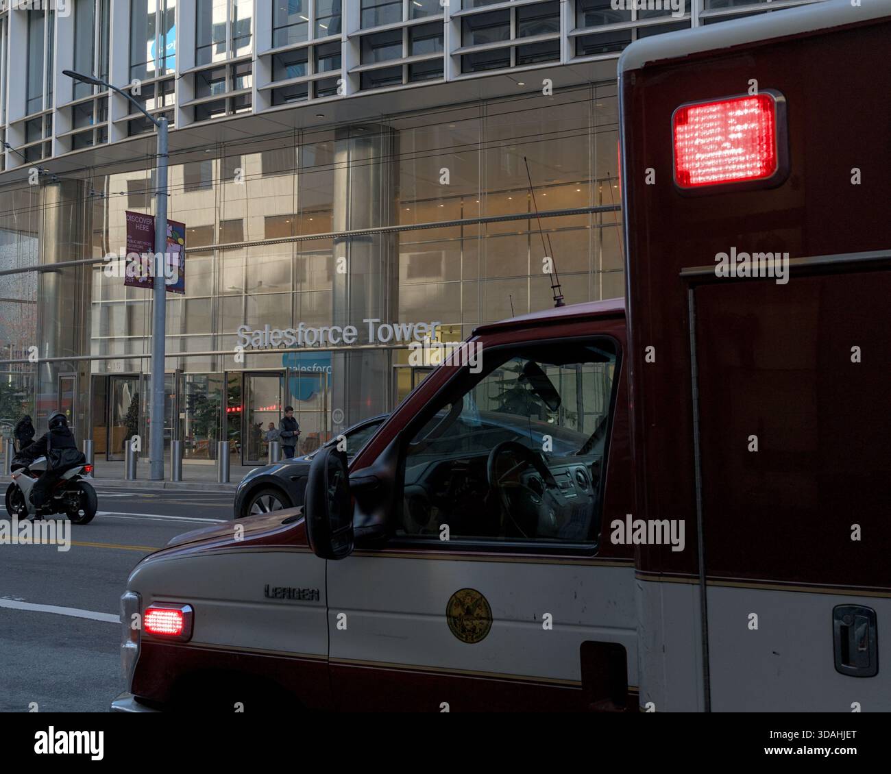 San Francisco, USA. 10th Dec 2025. A San Francisco Fire Department ...