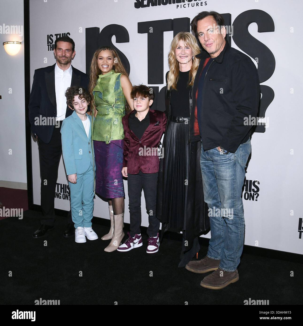 (L-R) Bradley Cooper, Calvin Knegten, Andra Day, Blake Kane, Laura Dern ...