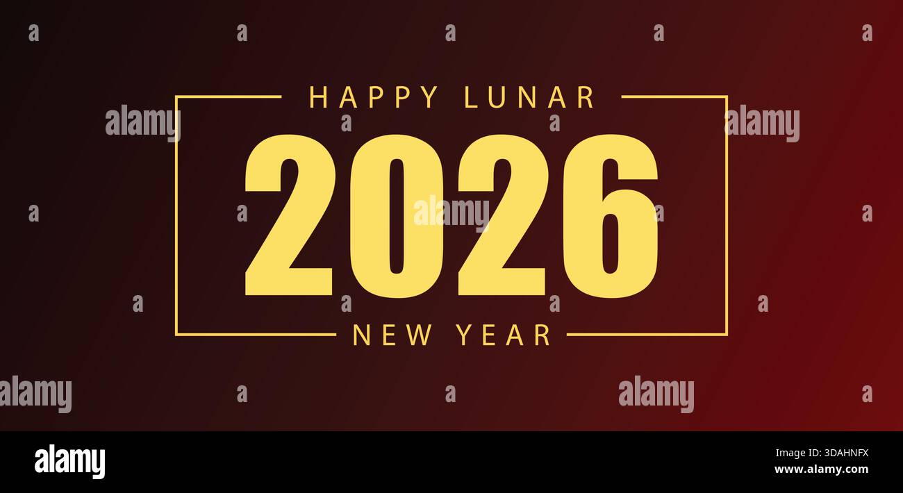 2026 new year background Stock Vector Images - Alamy