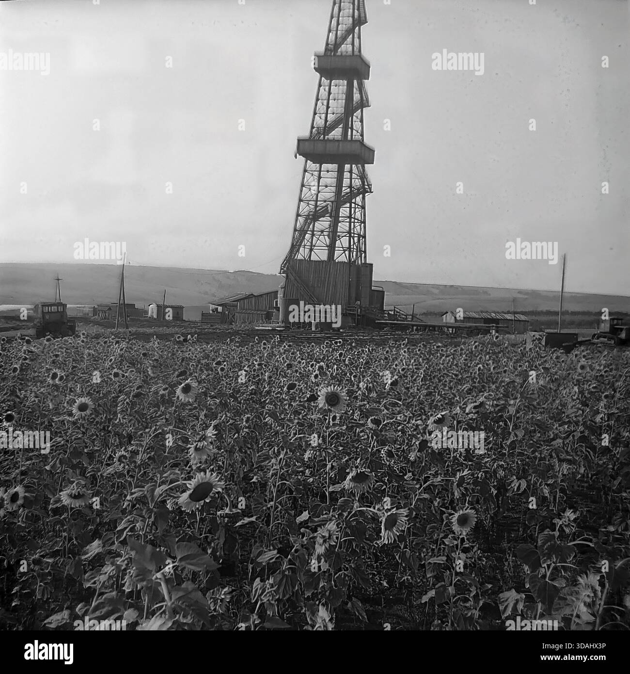 Donetsk region, Ukrainian SSR, 1970s. An archival view of a massive ...