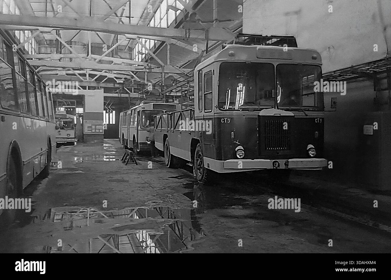 Slavyansk, Ukrainian SSR, Soviet Union. 1983. Interior view of the ...