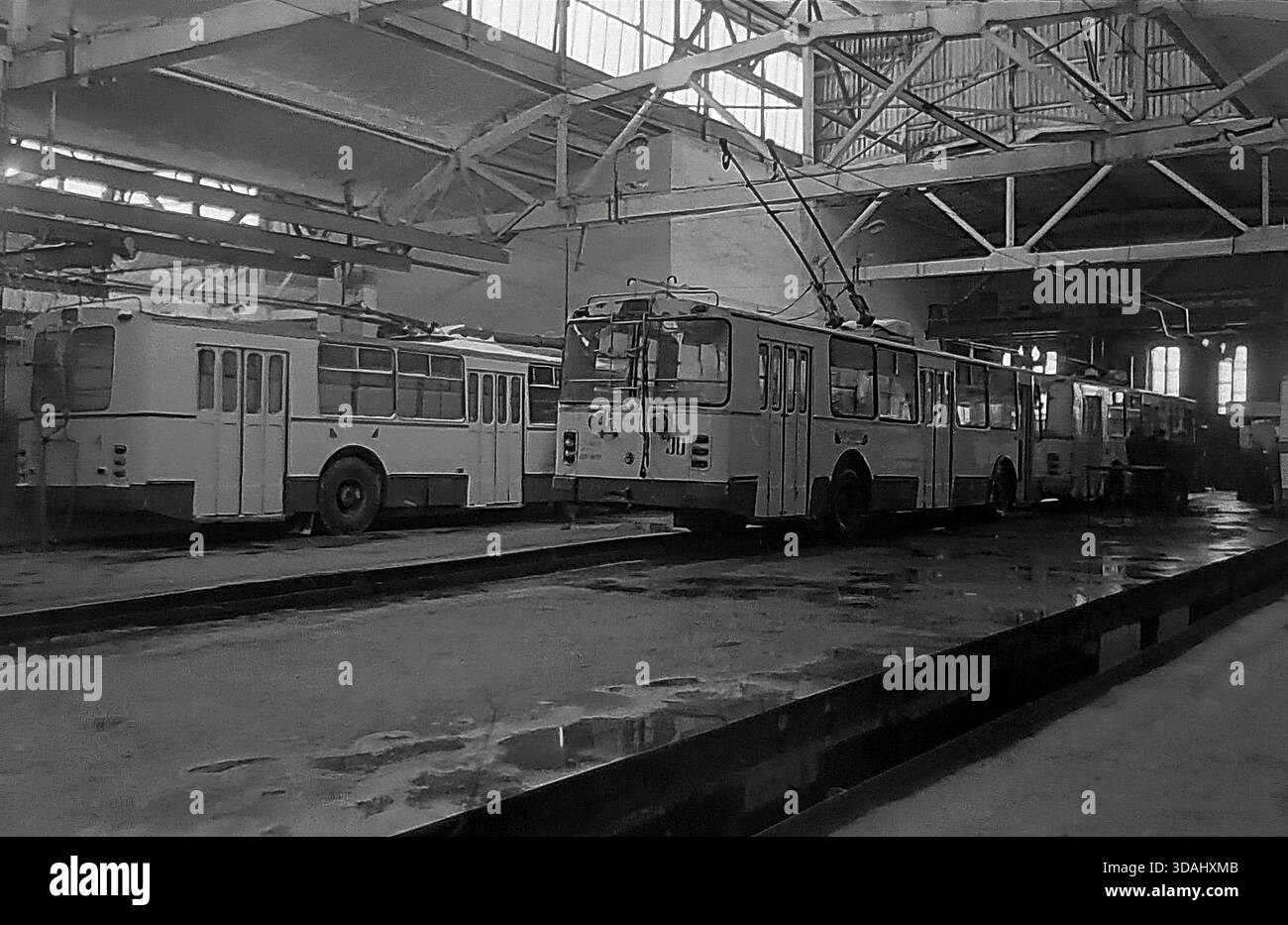 Slavyansk, Ukrainian SSR, Soviet Union. 1983. Interior view of the ...