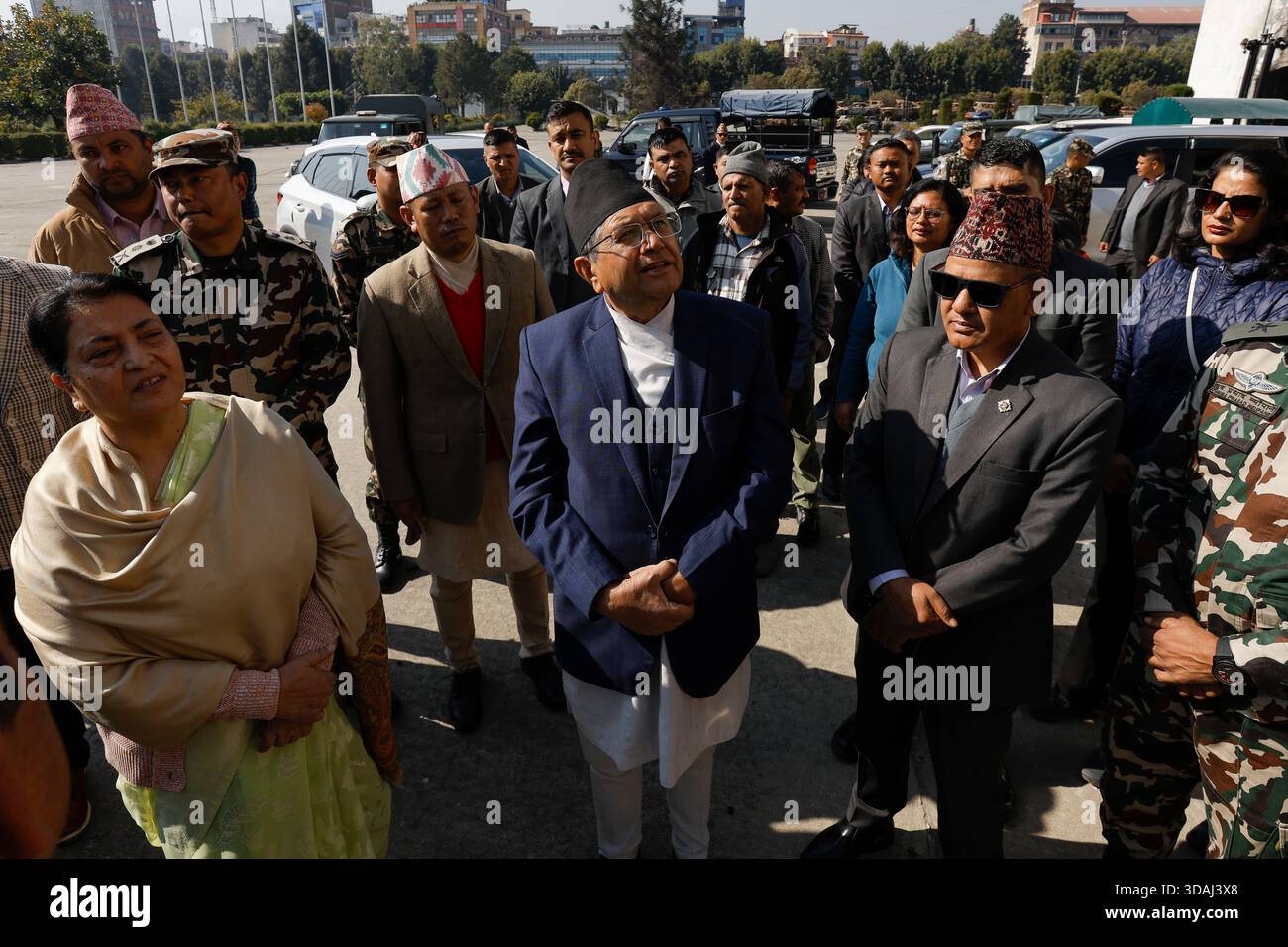 On December 11, 2025, in Kathmandu, Nepal. The former president Bidhya Devi Bhandari along with ...