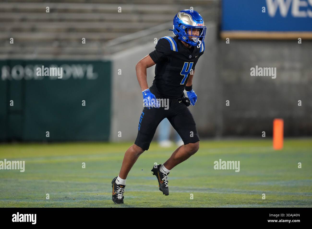 Santa Margarita Catholic Eagles receiver Trent Mosley reacts after a ...