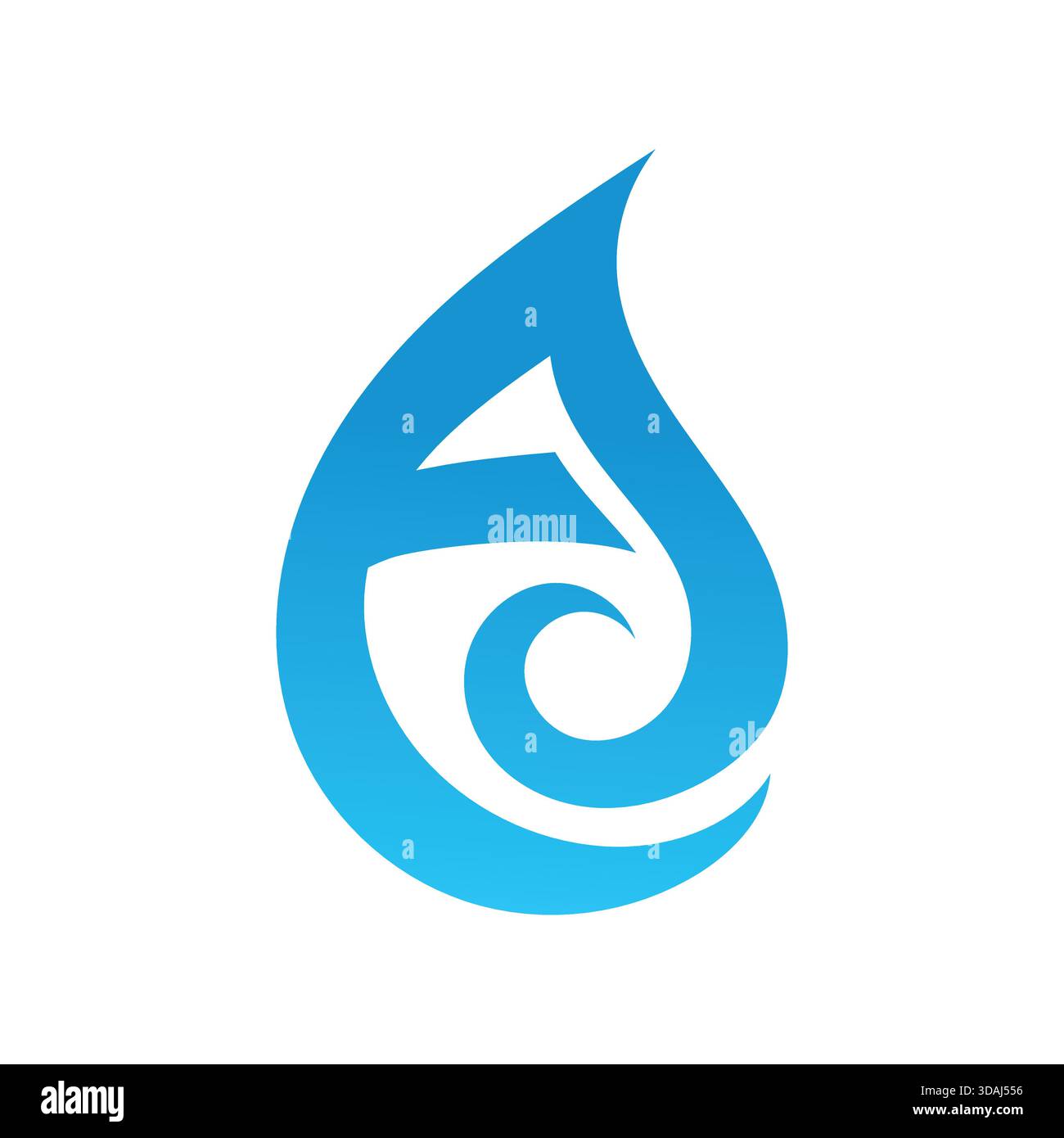 Vibrant blue white triangle on Stock Vector Images - Alamy