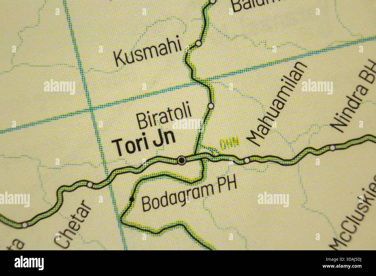 Tori Jn - India Railways junction schematic transport map train station ...