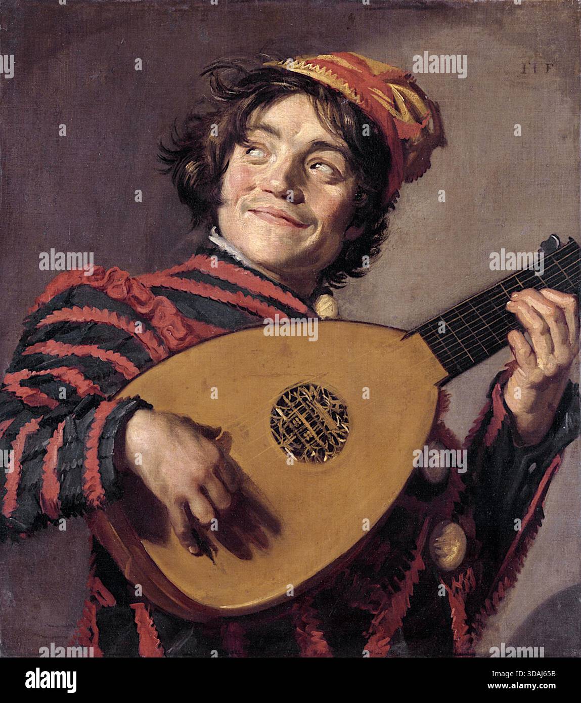 Frans Hals - The Lute Player - c1624 - The Merry Lute Player - Depicts ...