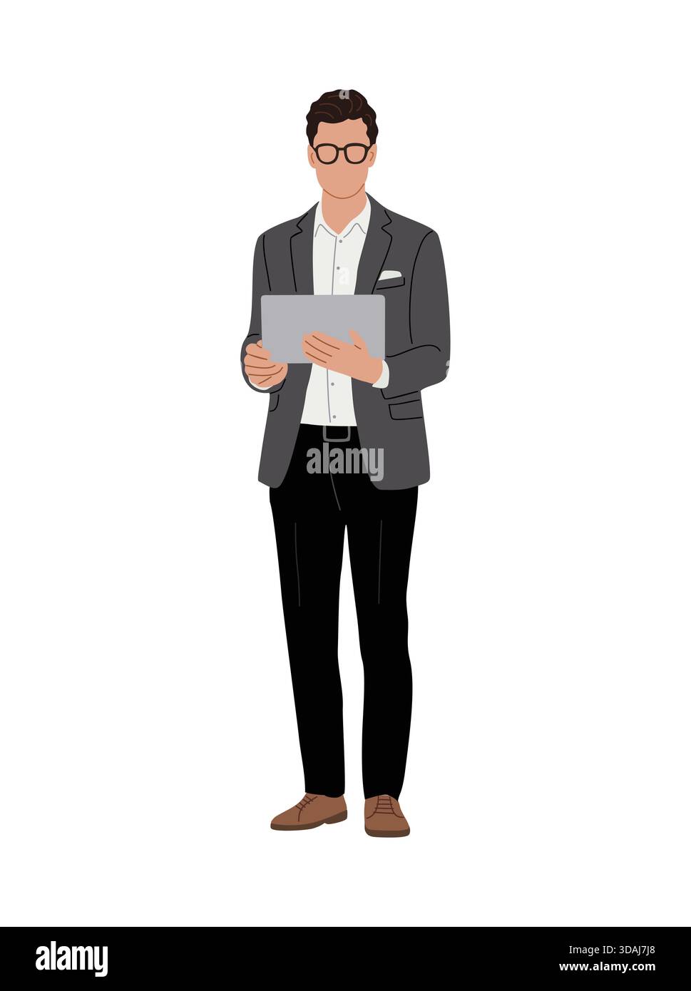 Employee device Stock Vector Images - Alamy