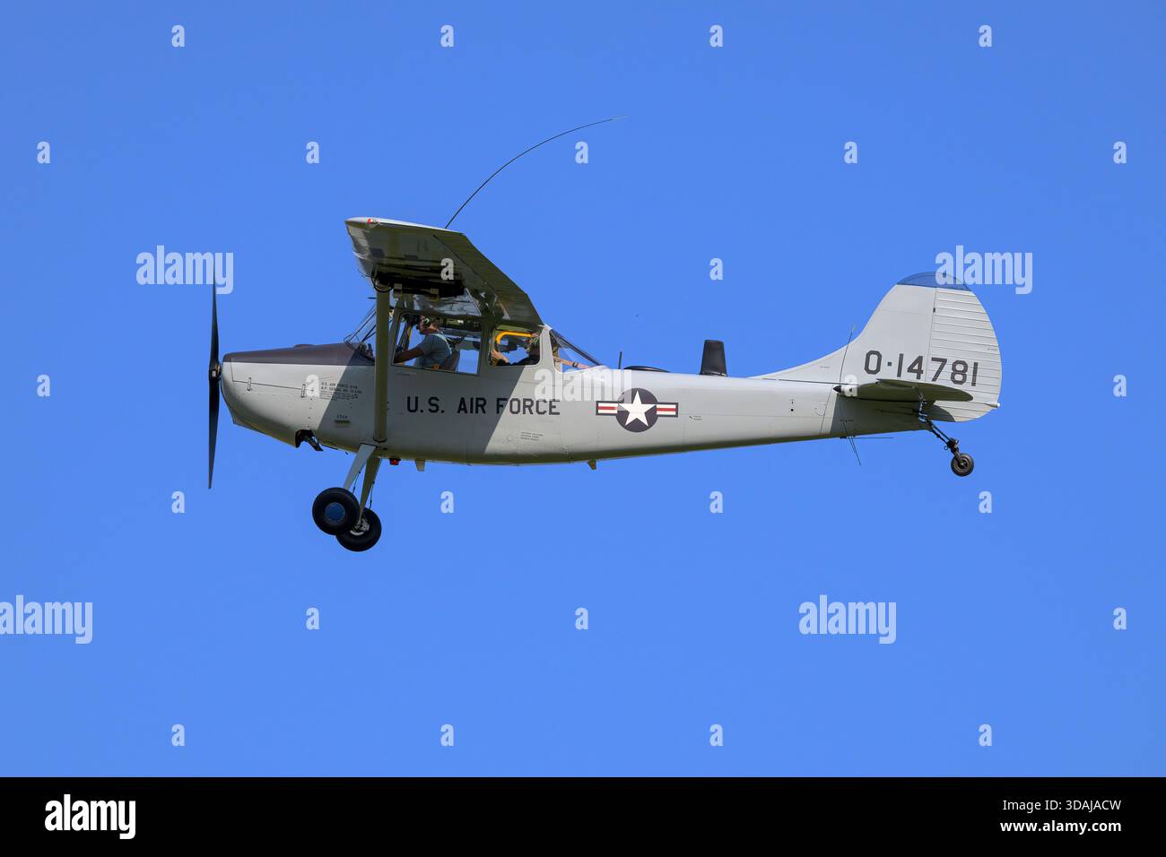 Cessna O1 Bird Dog spotter and observation aircraft of the USAF Stock ...
