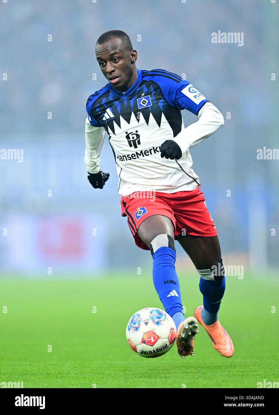 Jean-Luc Dompe (HSV Hamburg) Hamburg, December 7, 2025, Football ...