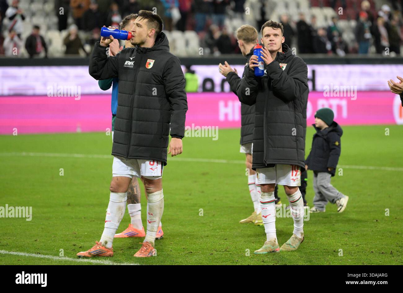 Final celebration, from left: Keven Schlotterbeck, Robin Fellhauer (FC ...