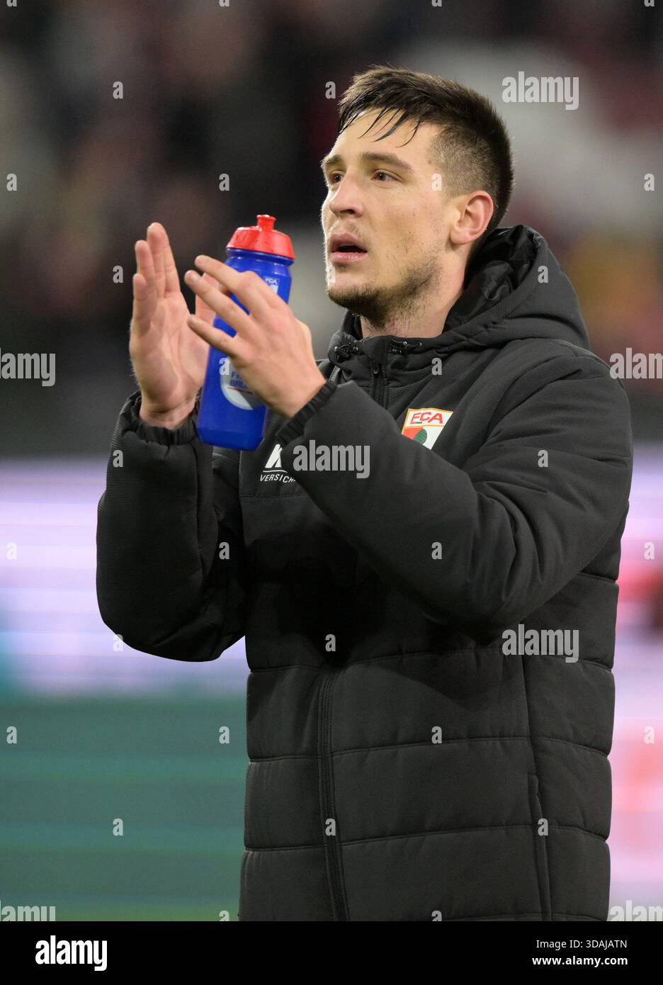 Final celebration, Keven Schlotterbeck (FC Augsburg) FC Augsburg ...