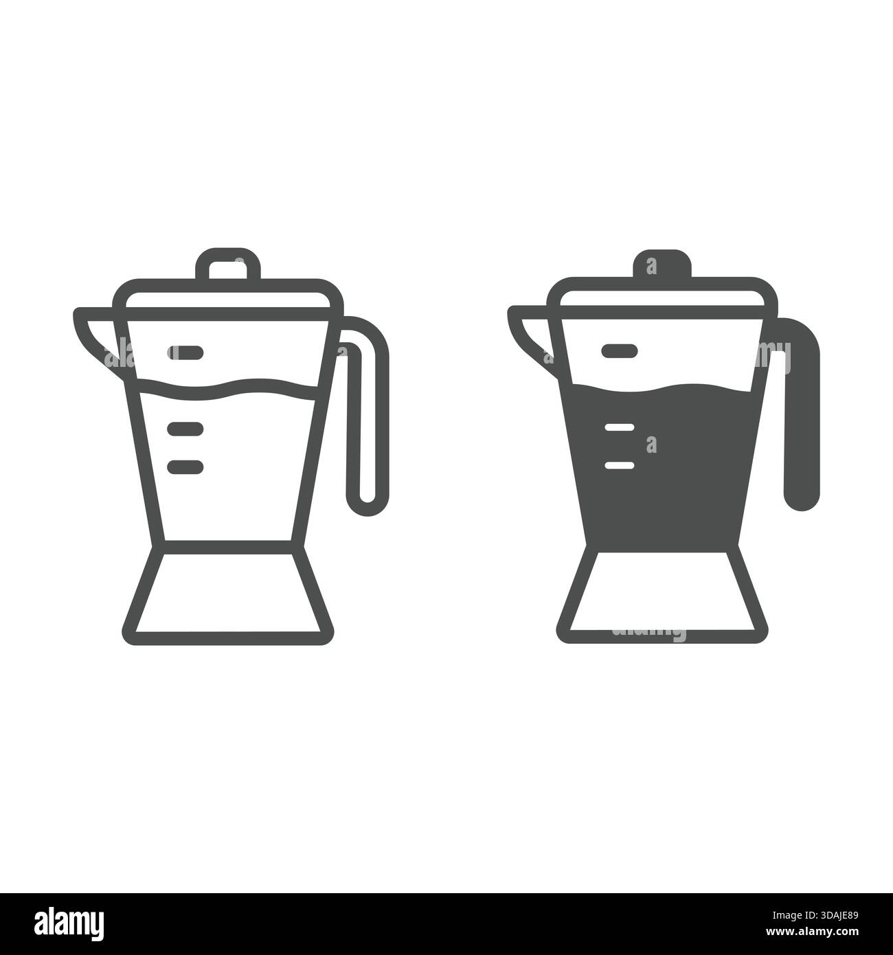 Drink mixing line icon Stock Vector Images - Alamy
