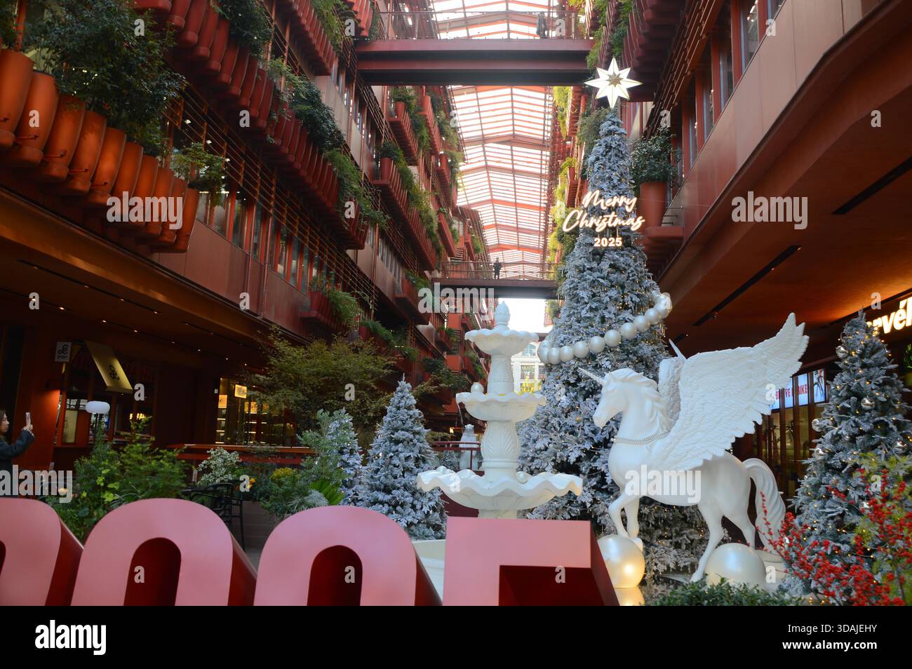 Christmas atmosphere in Shanghai, China, 8 December, 2025. (Photo by ...