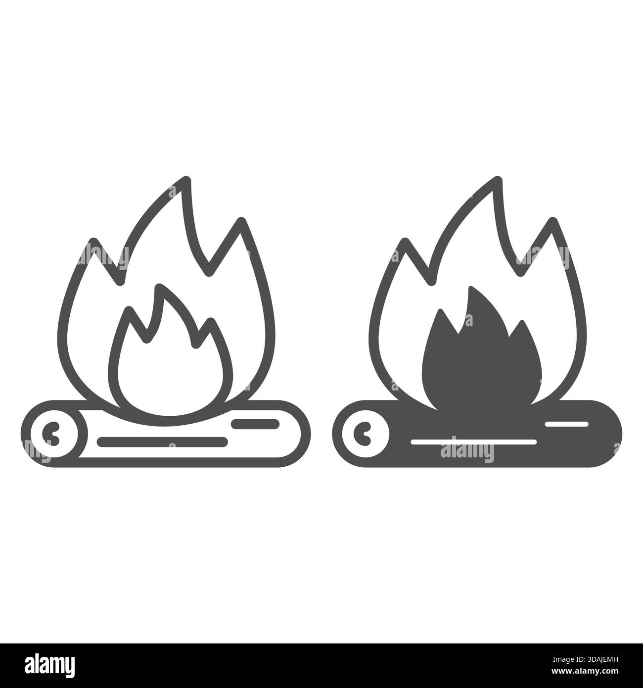 Log heat Black and White Stock Photos & Images - Alamy